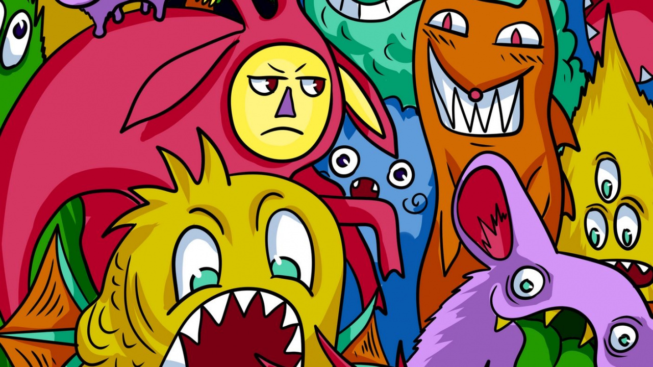 Wallpaper Cartoon, Visual Arts, Comics, Art, Green, HD, HDV, 720p, 16:9 ...