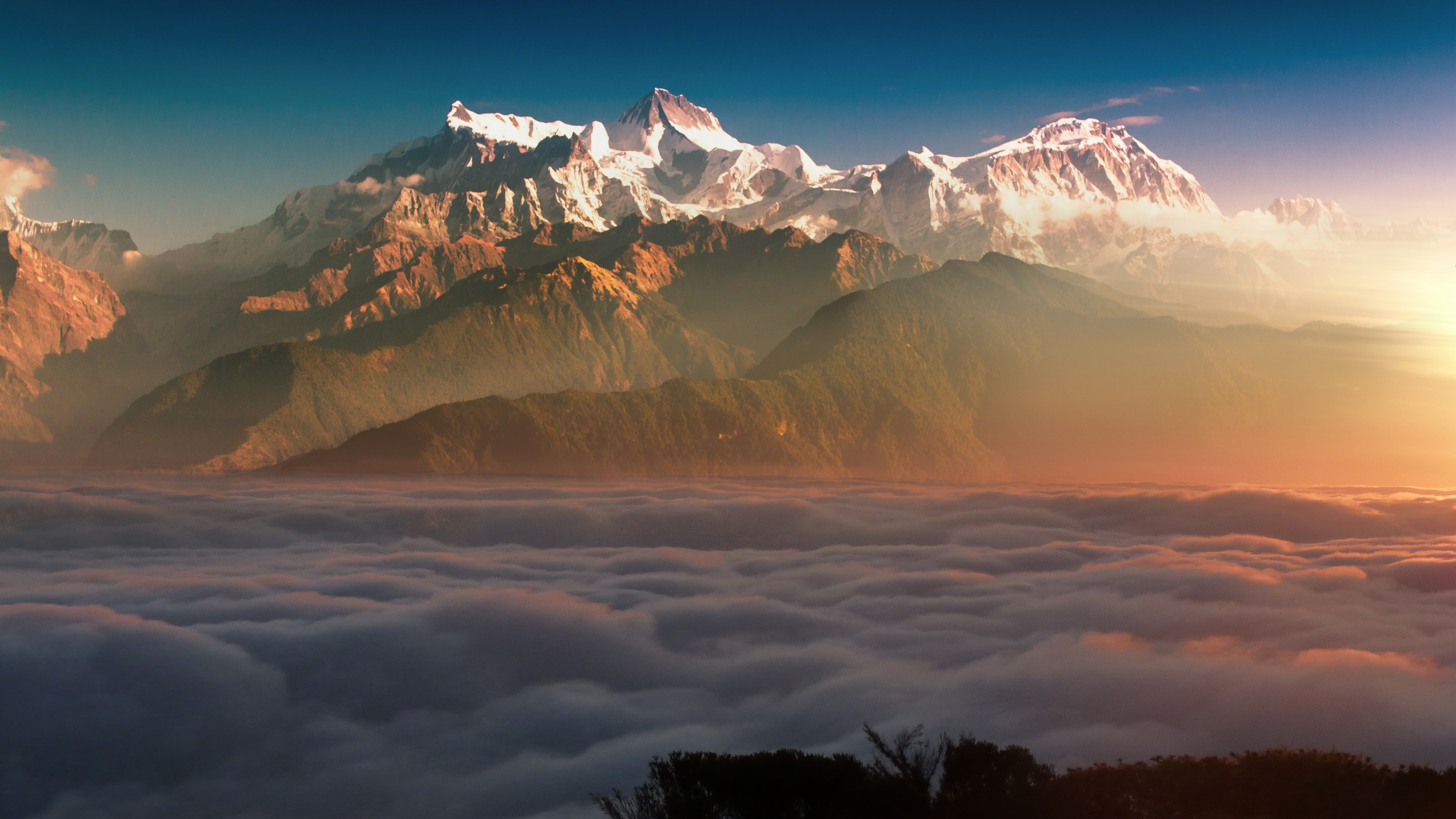 Wallpaper Rara Lake, Sky, Visit Nepal 2020, Nature, Everest Base Camps ...