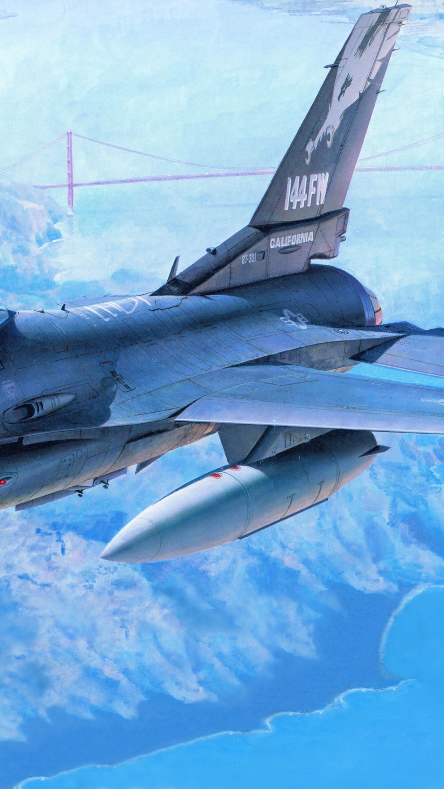 Gray Fighter Jet Flying Over The Sky Wallpaper for Google Pixel XL ...