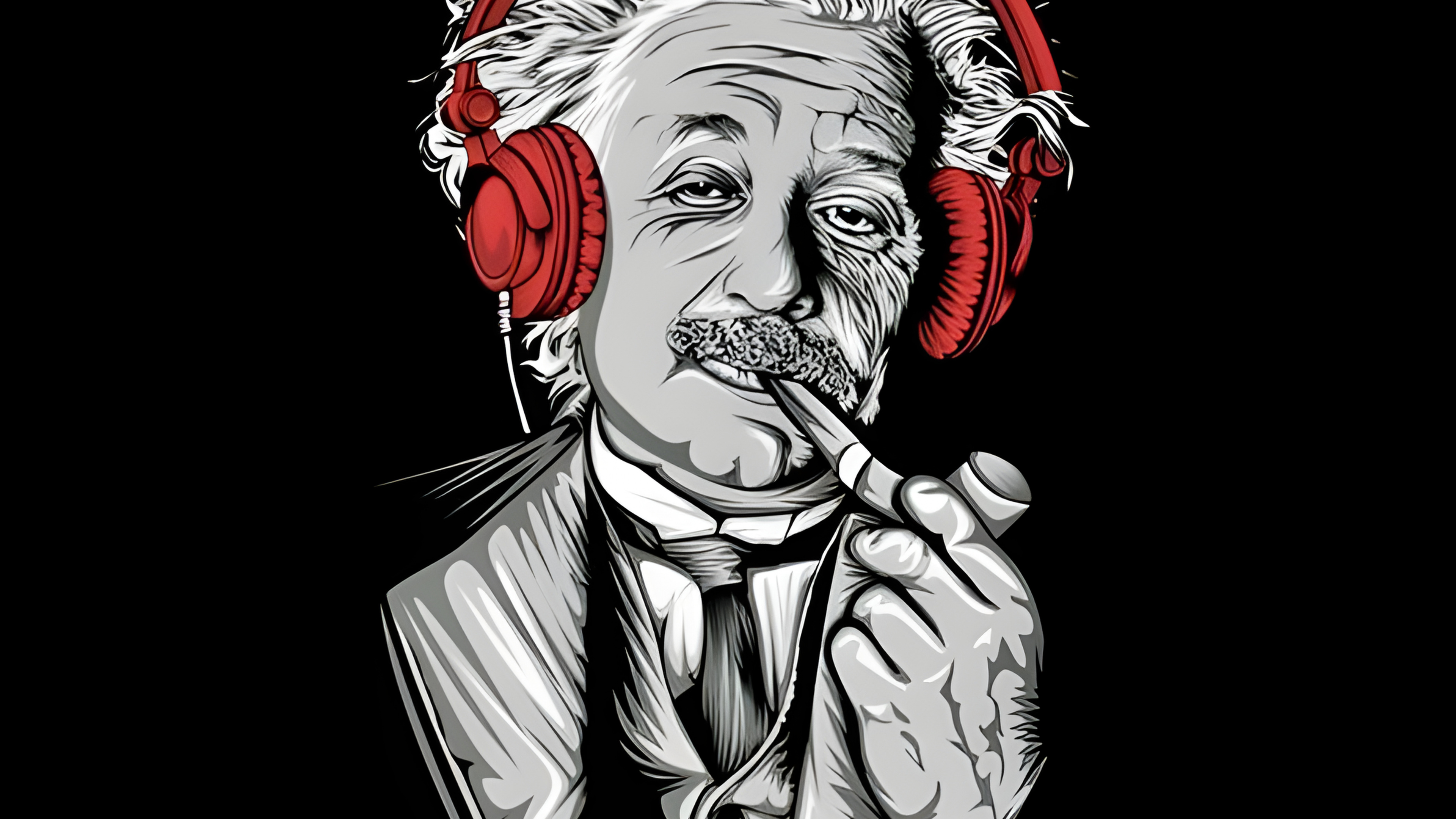 Wallpaper Albert Einstein Art, Art, Poster, Design, Science, 4K Ultra ...