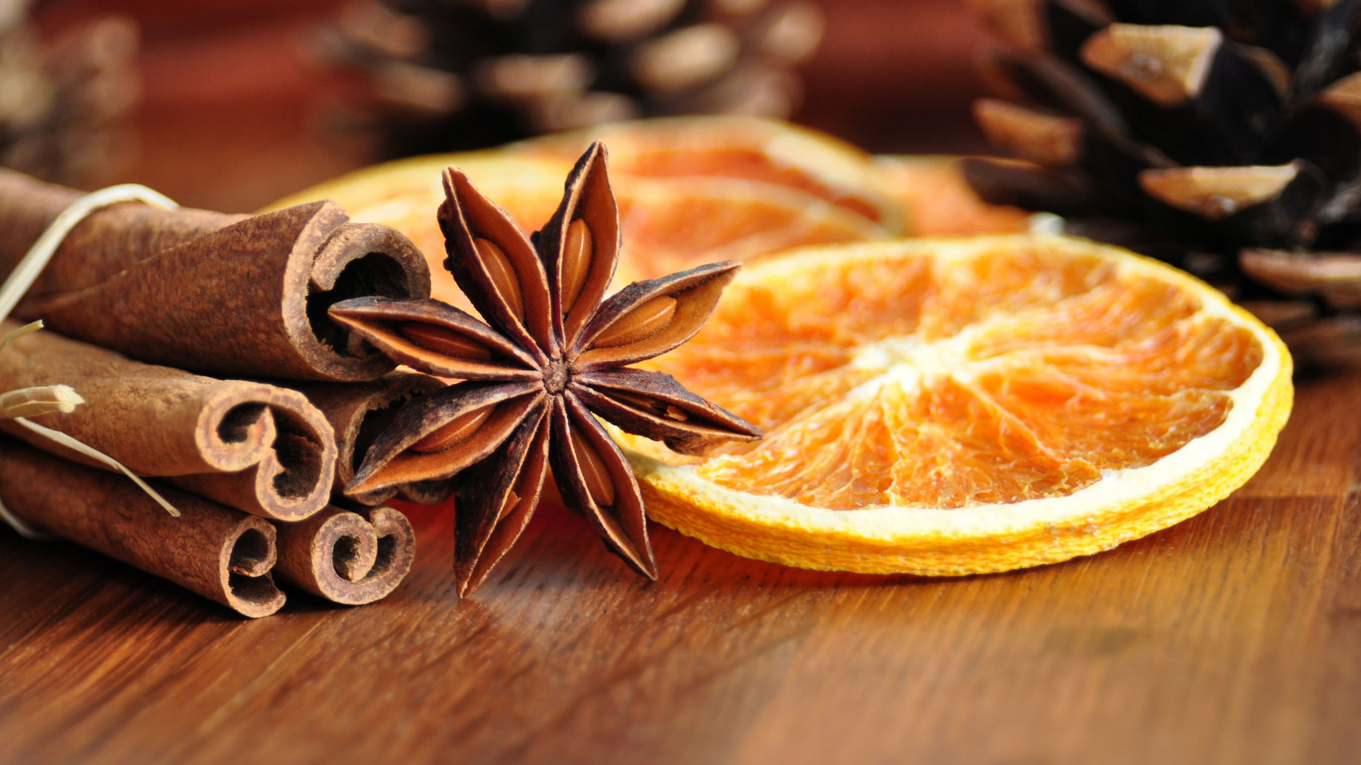 Wallpaper Spice, Cinnamon, Plant, Star Anise, Food, Full HD, HDTV ...