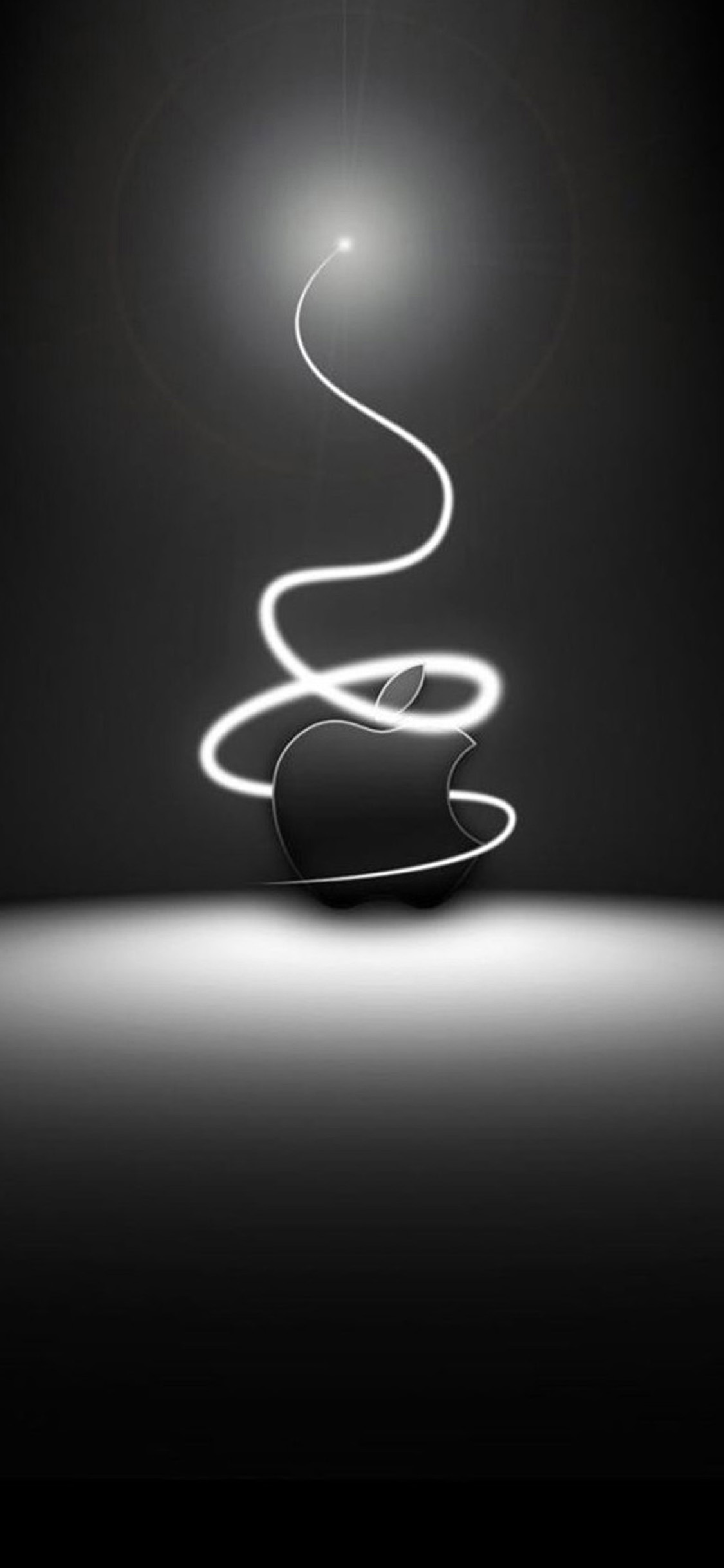 Wallpaper Apple, Black, Light, Darkness, Design, Background - Download ...