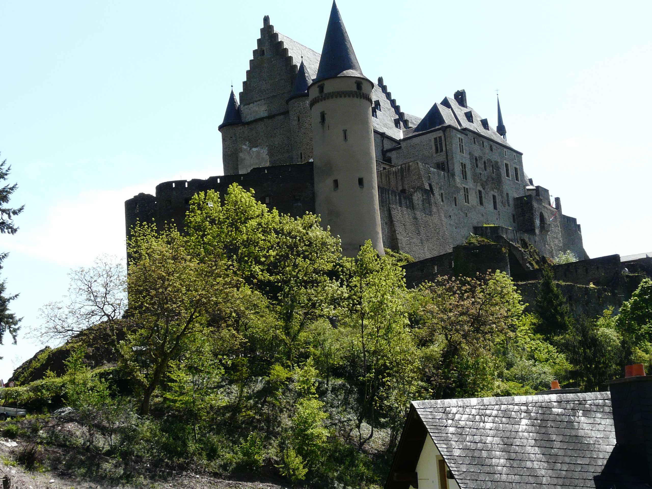 Wallpaper Grey Concrete Castle on Green Grass Field During Daytime ...