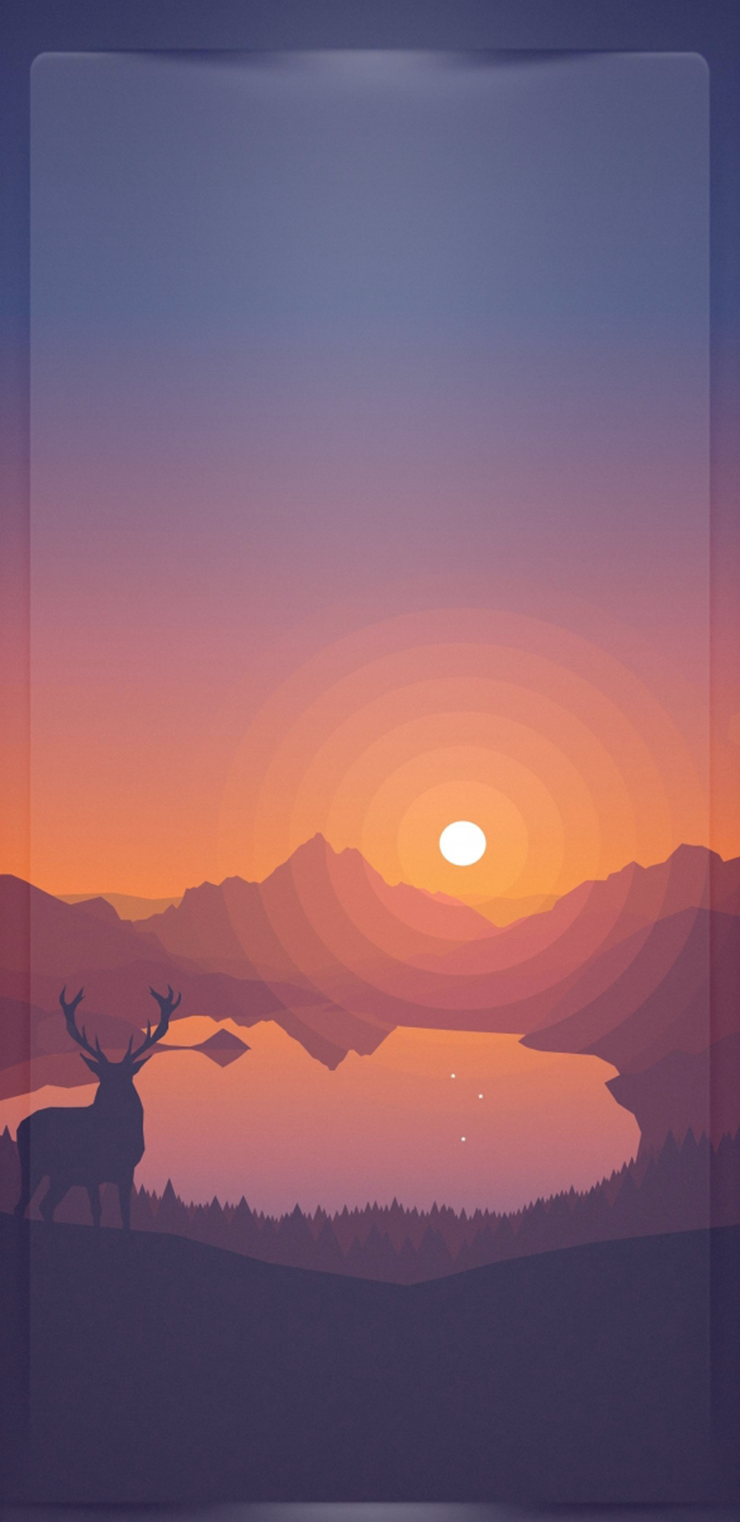 Wallpaper Lakeside Sunset, Sunset, Cloud, Mountain, Ecoregion ...