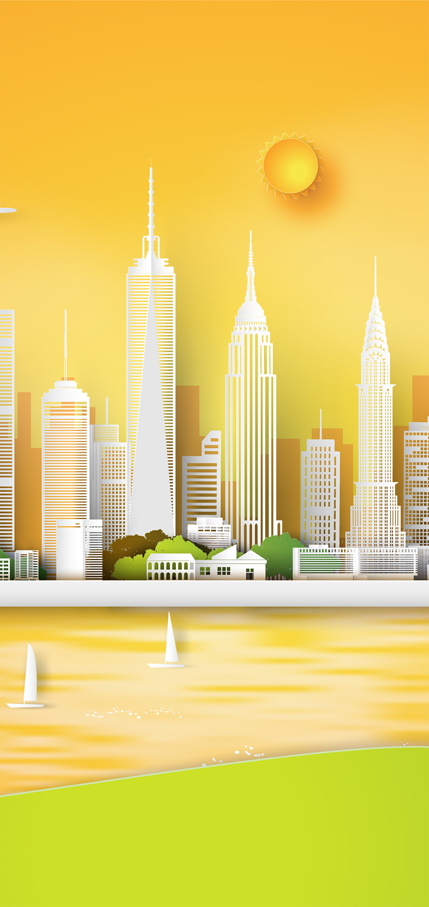 Wallpaper Landmark, Skyscraper, Building, Tower, Nature, Background ...