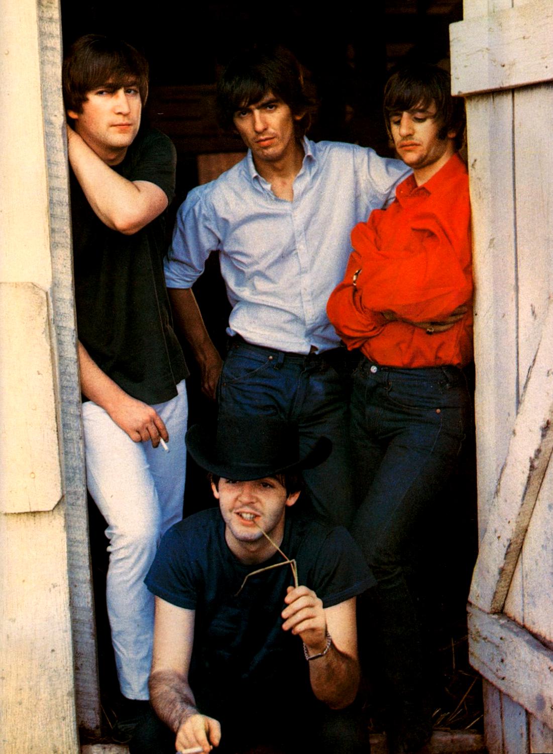 Wallpaper George Harrison, The Beatles, Fun, Jeans, Denim, Background ...