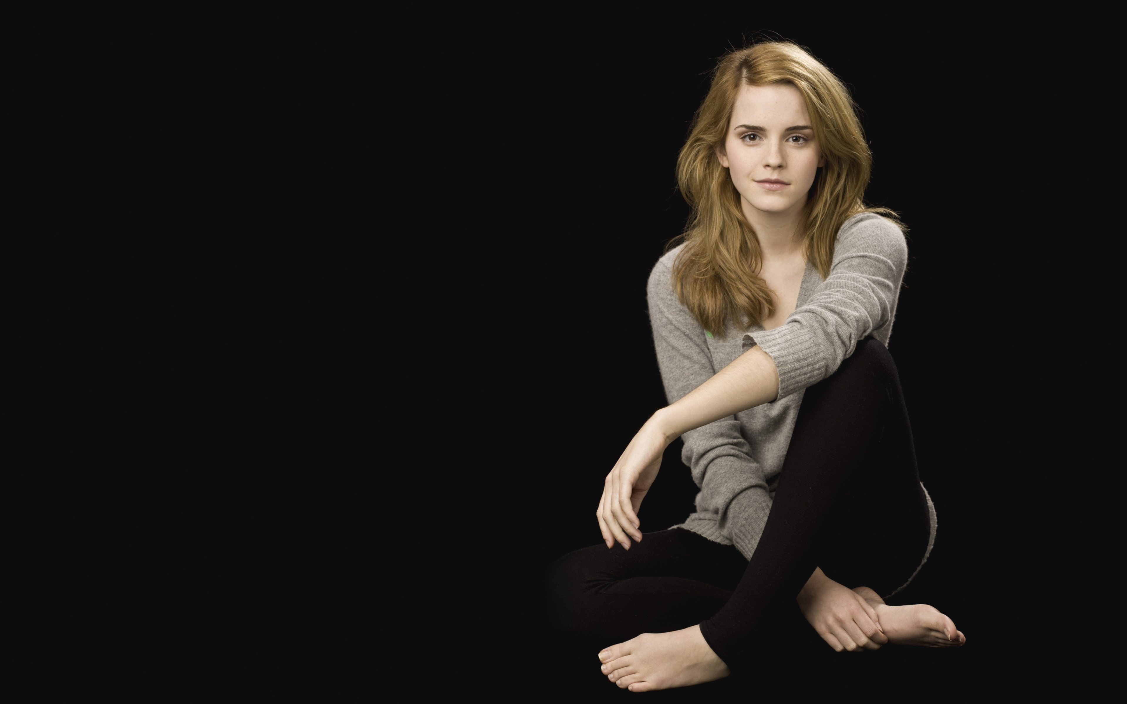 Emma Watson Sitting On
