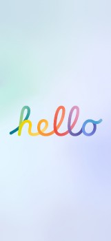 New 2021 iMac announcement wallpaper “hello” image for iPhone 高清壁纸，贴图 ...
