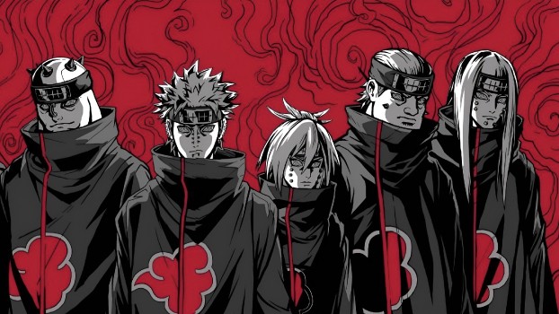 Wallpaper Anime, Art, Akatsuki, Naruto Shippuden, Sasuke Uchiha ...