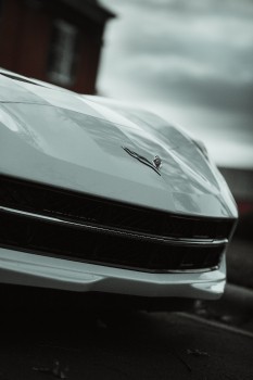 Wallpaper White Mercedes Benz Car in a Parking Lot, Background ...