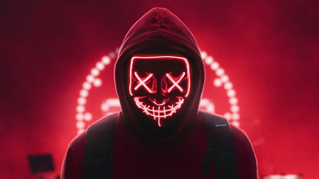 Wallpaper Person in Black and Red Hoodie, Background - Download Free Image
