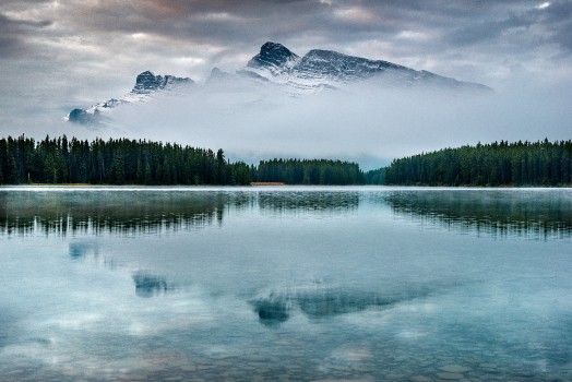 Wallpaper Banff, Natural Landscape, Nature, Body of Water, Reflection ...