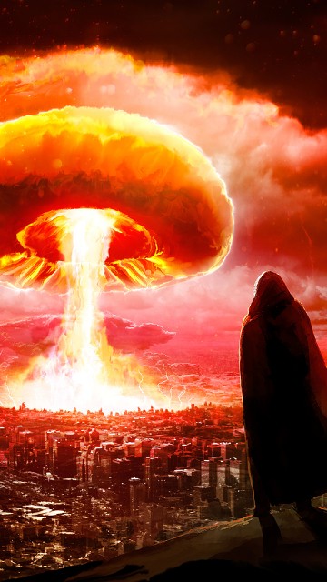 nuclear wallpaper iphone