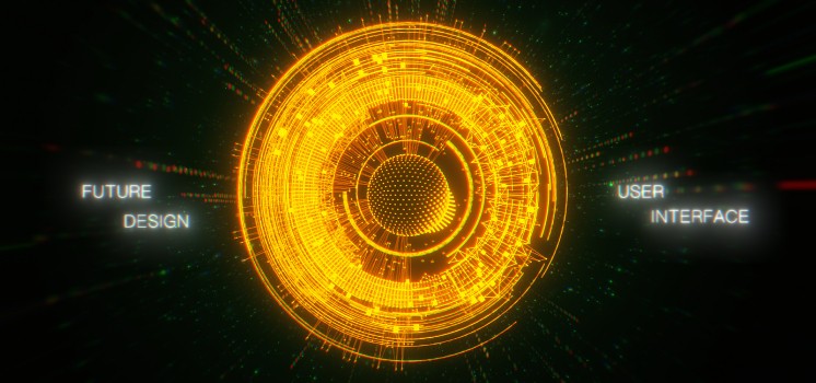 Wallpaper Yellow and Black Round Lights, Background - Download Free Image