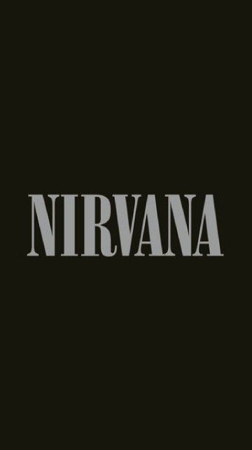 nirvana logo wallpaper