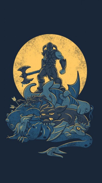 elder scrolls iphone wallpaper